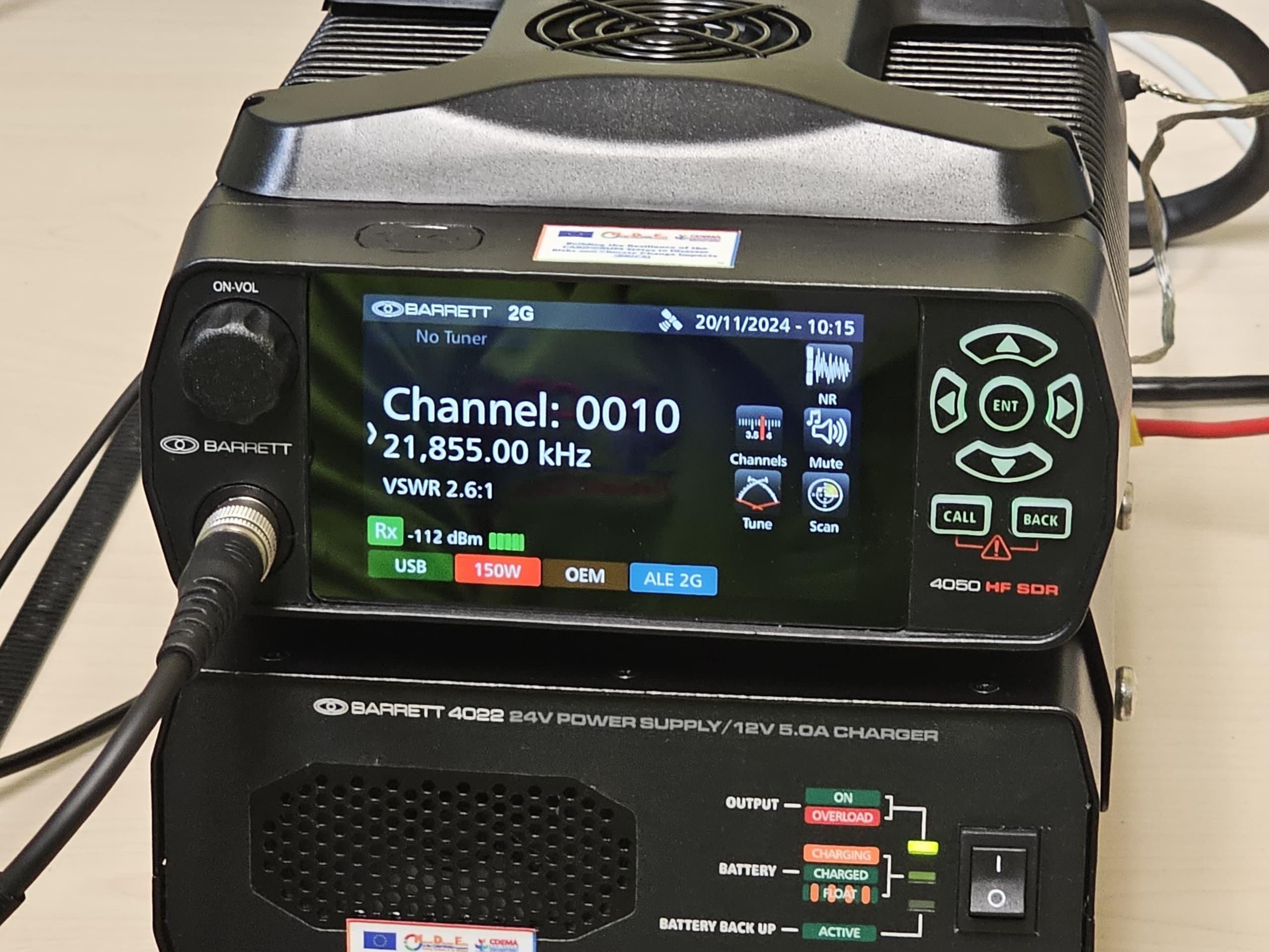 TRAINING IN BARRETT HF COMMUNICATION - ODPM