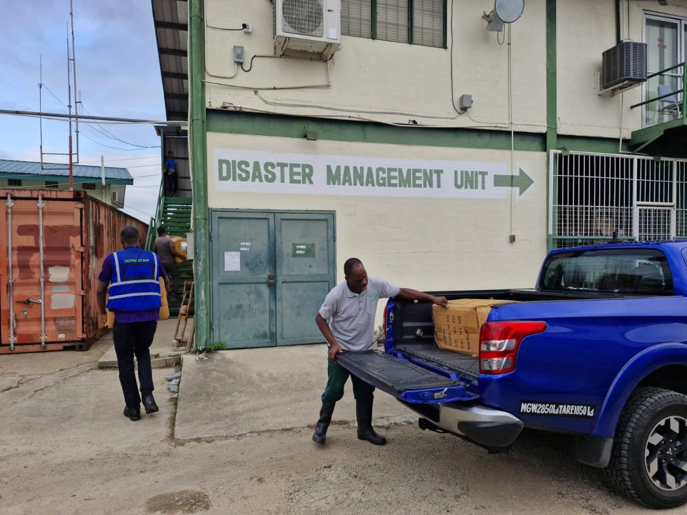 Delivery of Disaster Relief Items to Tunapuna/Piarco Regional ...